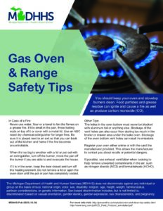 Client Ed – Gas Oven-Range Safety Tips Flyer – michigantec – Michigan ...